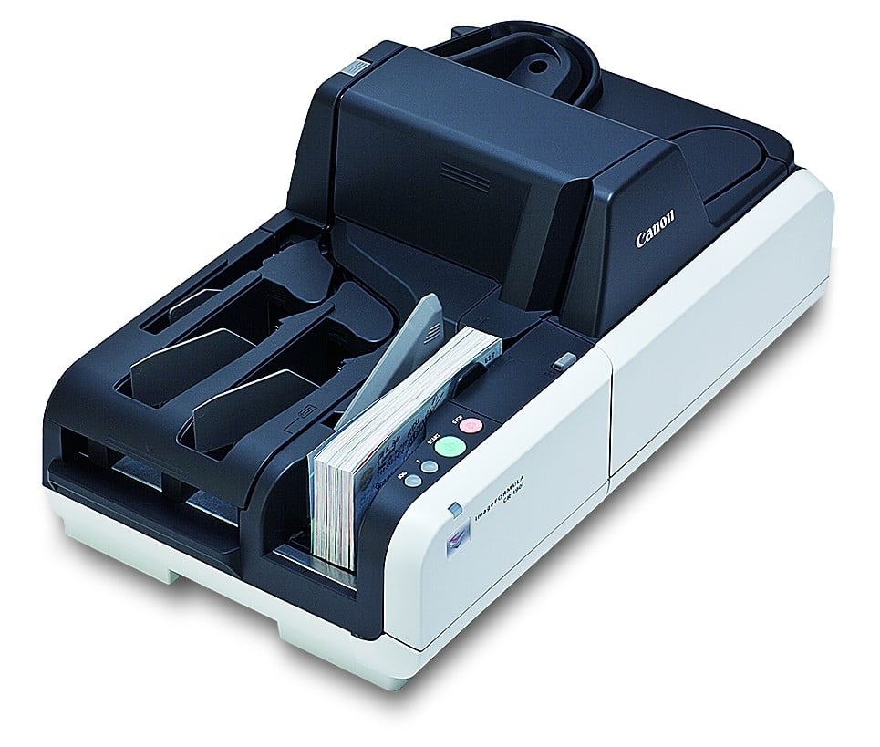 Scanner de chèque professionnel haute vitesse Canon imageFORMULA CR ...