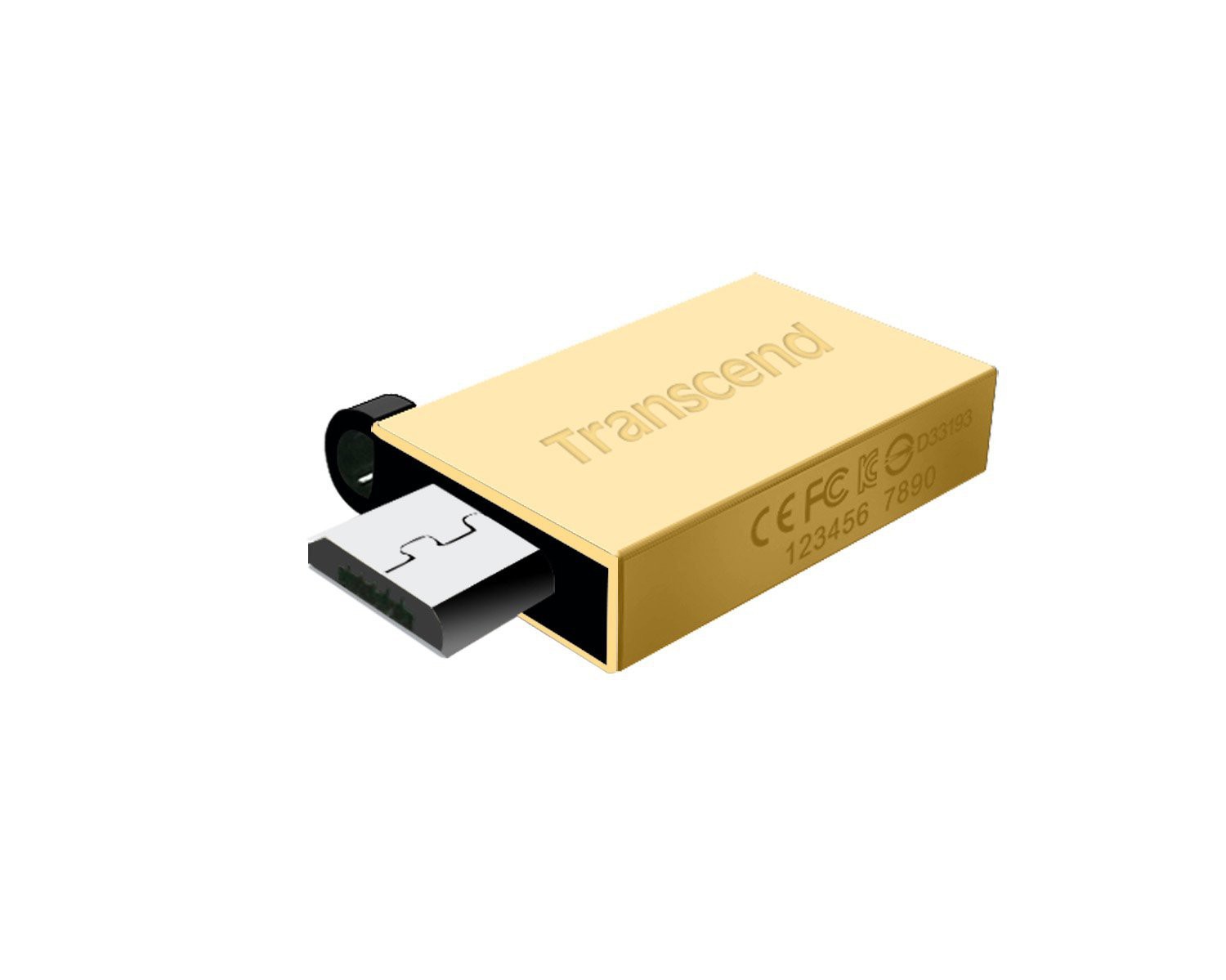 Mini Clé USB/Micro USB OTG Android 8 GB Transcend JetFlash380 USB 2.0 ...