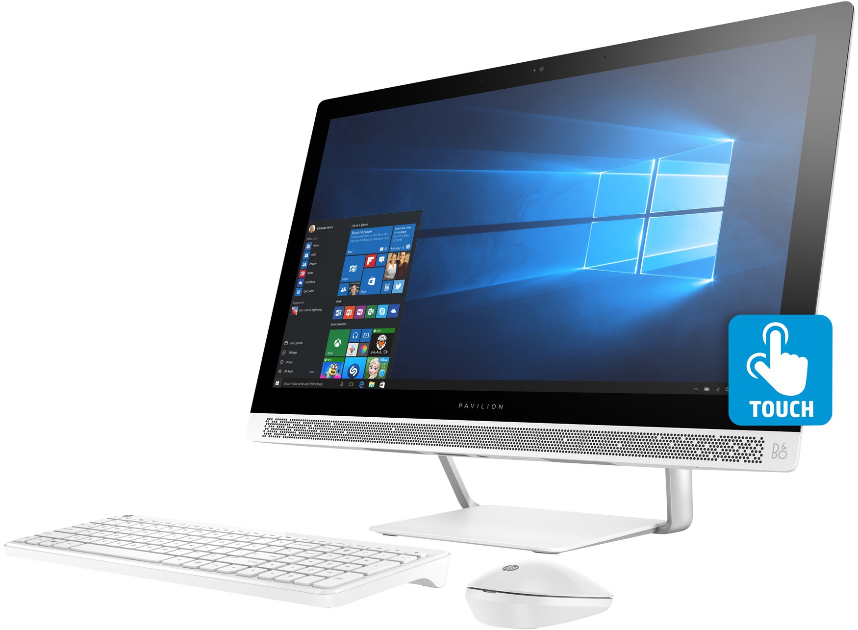 Ordinateur Tactile tout-en-un HP Pavilion 24 AIO 24-b201nk (Z7B96EA ...
