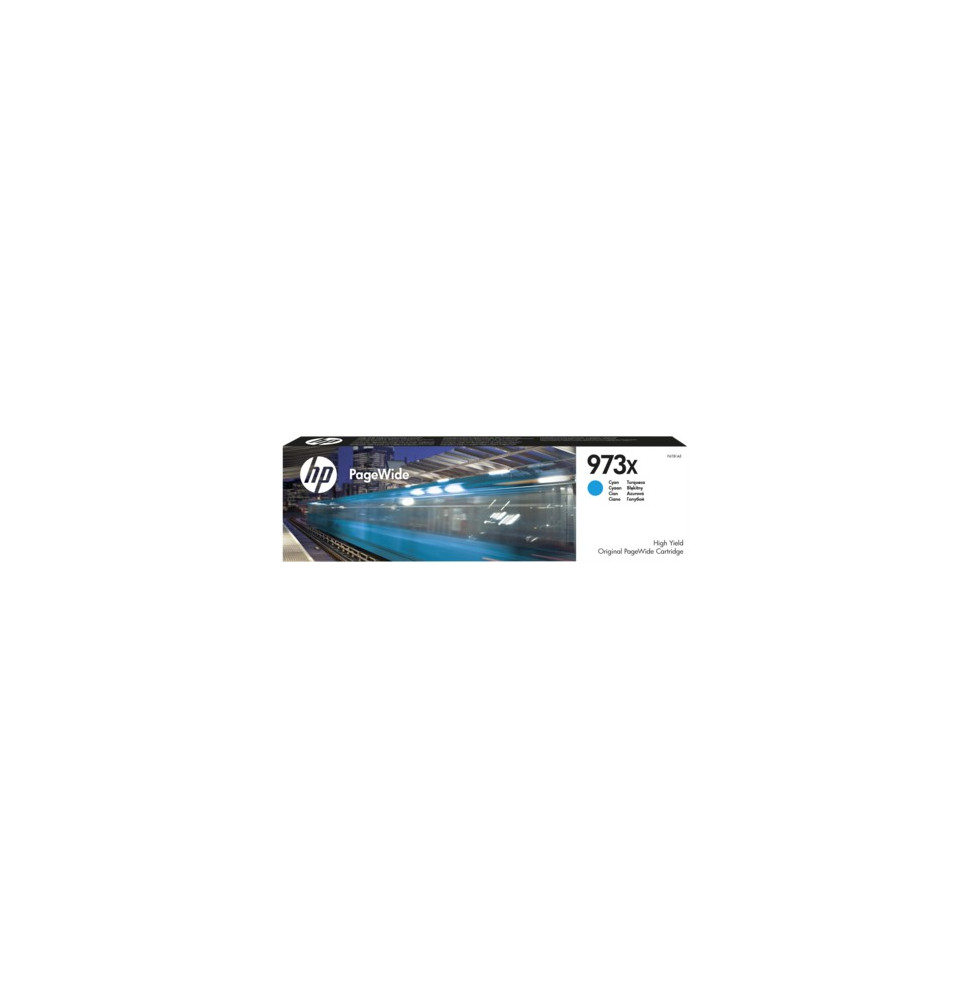 HP 973X Cyan - Cartouche PageWide grande capacité HP d'origine (F6T81AE ...