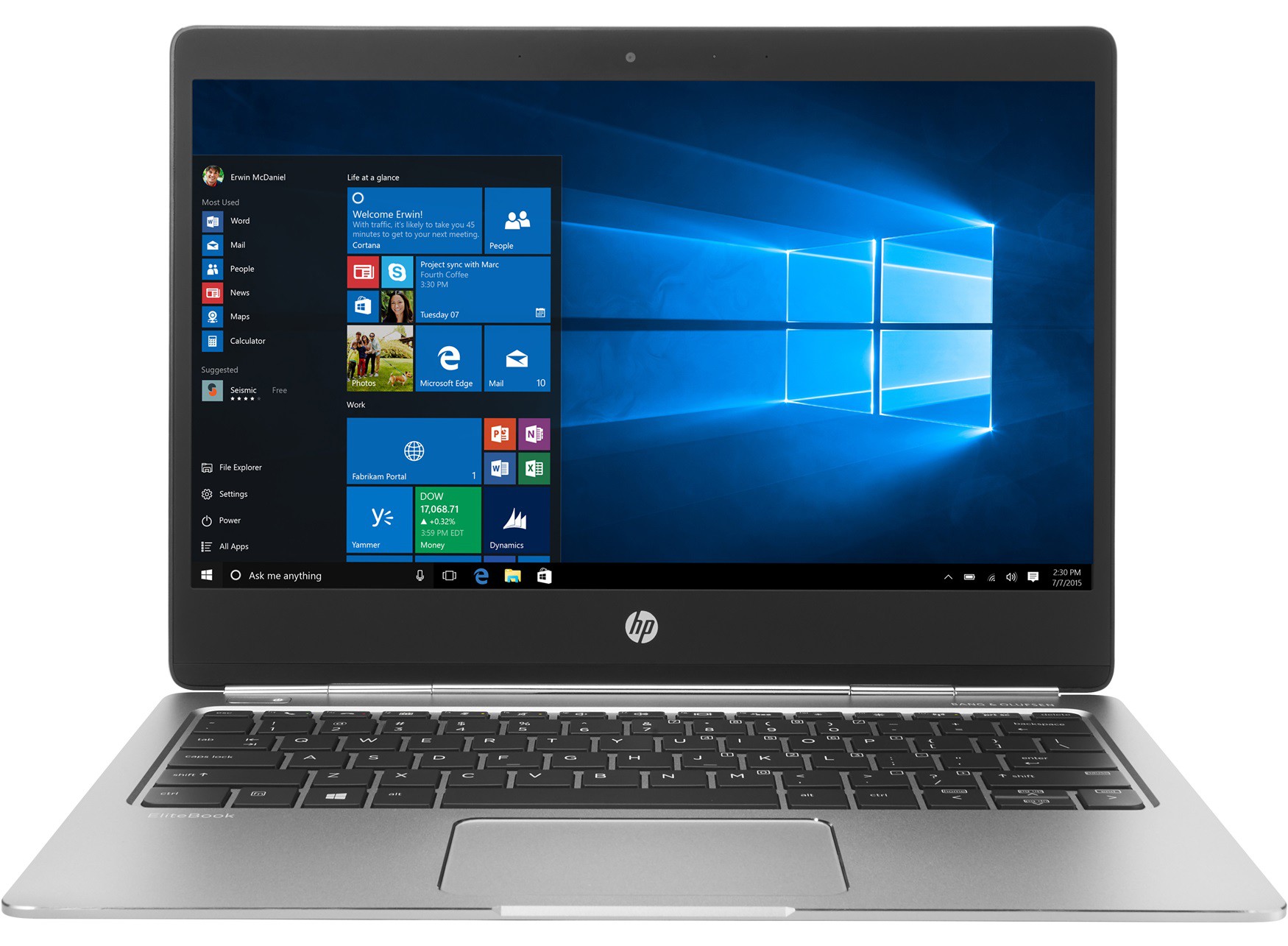 PC Portable Tactile HP EliteBook Folio G1 (V1C42EA) prix Maroc