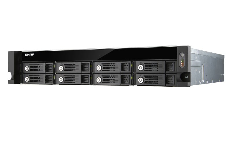 Serveur NAS QNAP Rackable TVS-871U-RP |8 Baie-i5-4590S-8GB| avec Kit ...