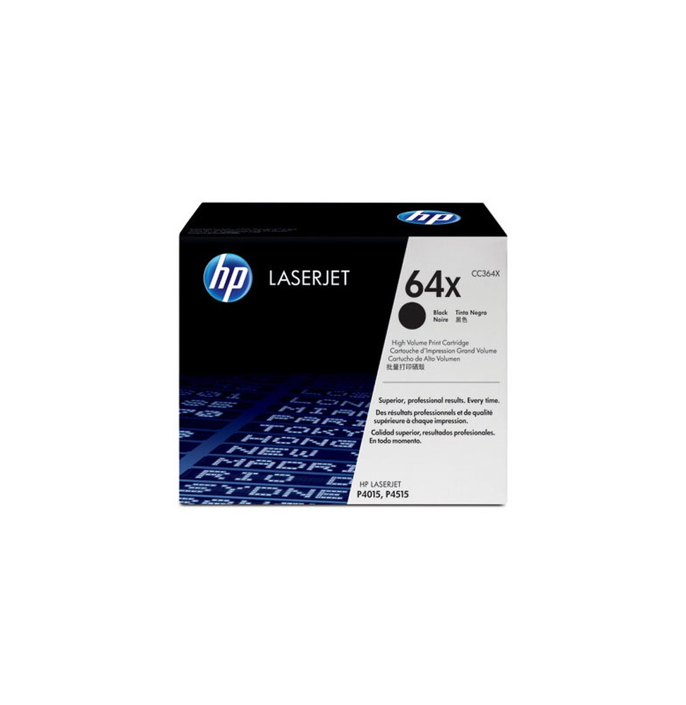 HP CC364XC Noir - Toner HP LaserJet d'origine prix Maroc