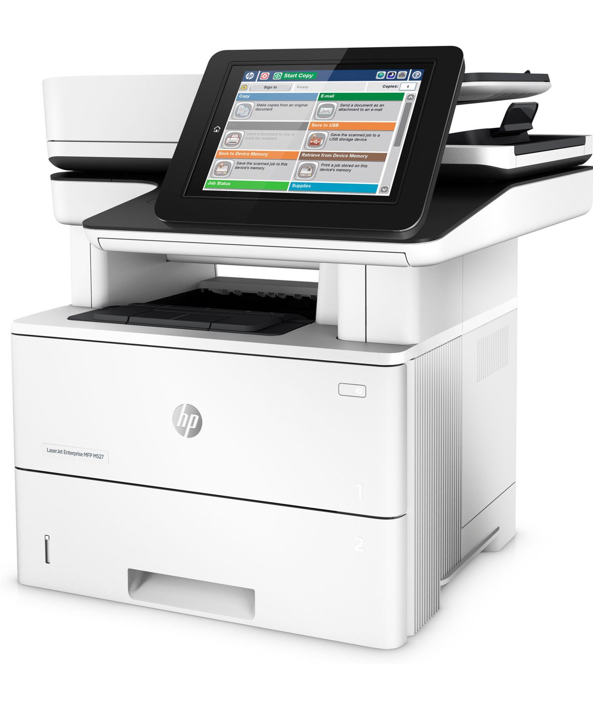 Imprimante Multifonction Laser Monochrome HP LaserJet Enterprise M527dn ...