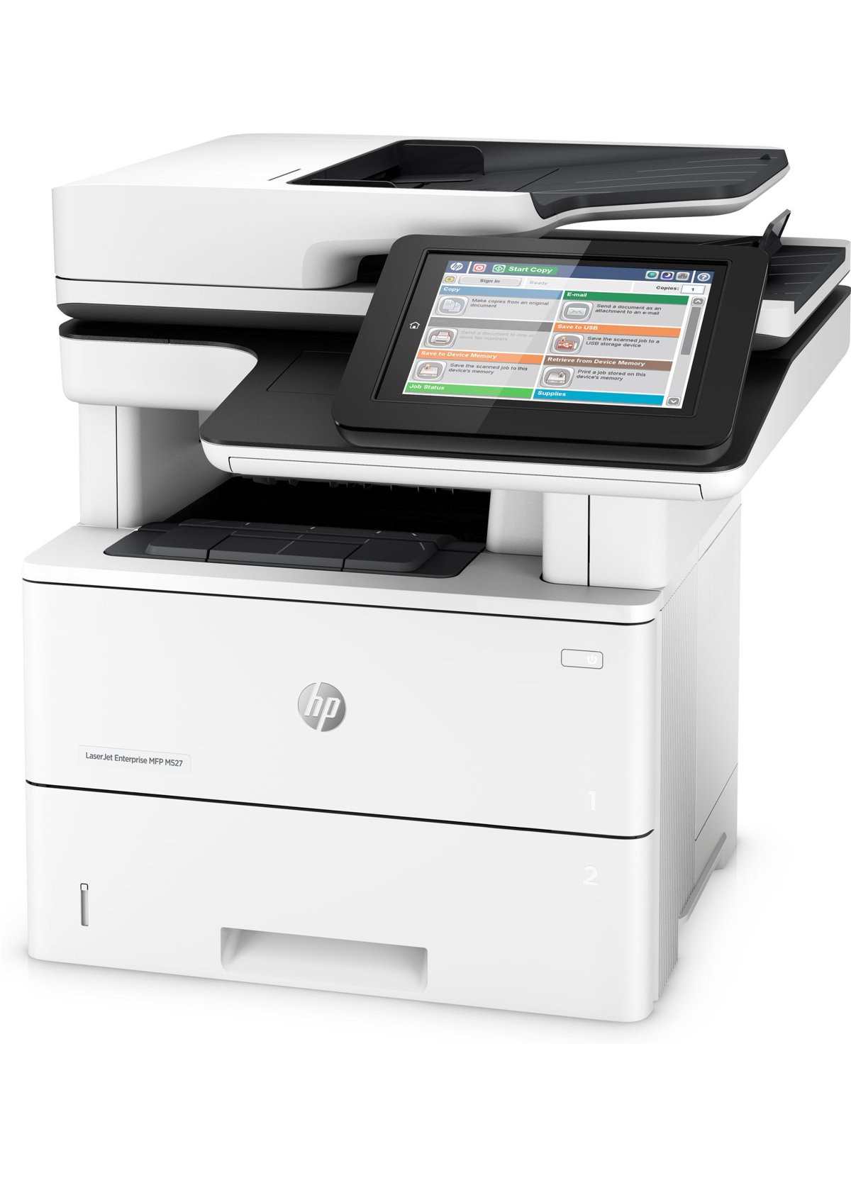 Imprimante Multifonction Laser Monochrome HP LaserJet Enterprise M527dn ...