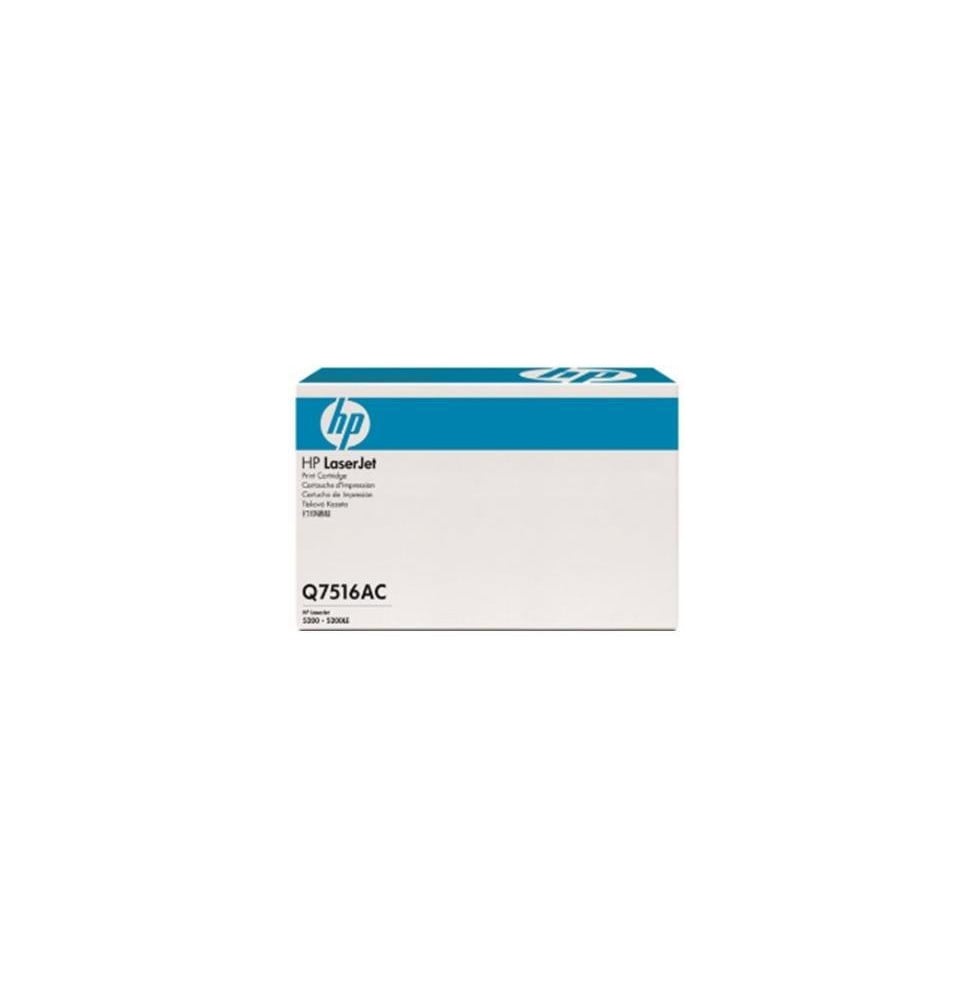 HP Q7516AC Noir - Toner HP LaserJet d'origine prix Maroc