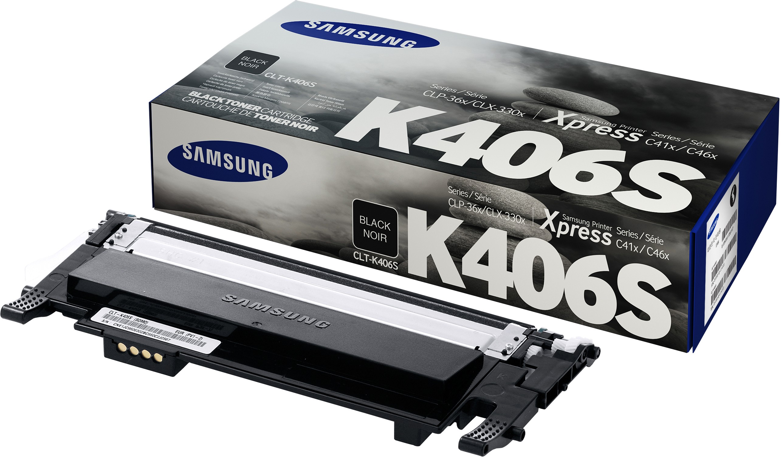 Cartouche de toner Samsung CLT-K406S - Noir (SU120A) prix Maroc
