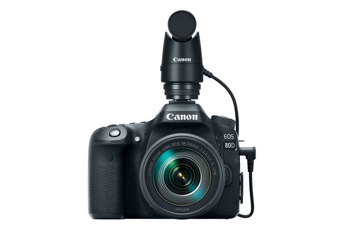 Microphone directionnel stéréo externe Canon DM-E1 pour appareils photo ...