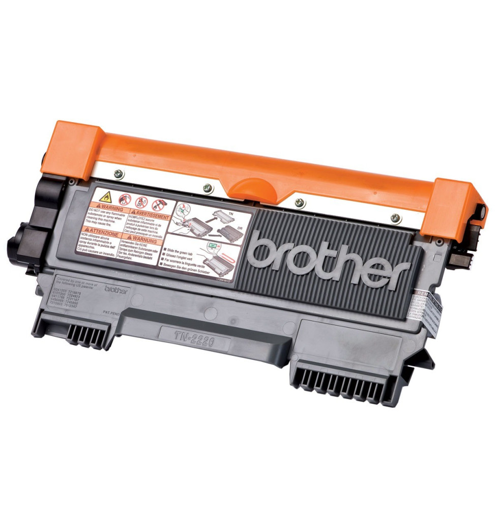 Brother TN-2210 Noir - Toner Brother d'origine (TN2210) prix Maroc