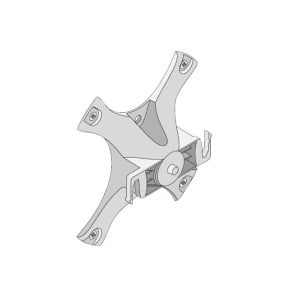 Support Mural HP Séries AP-220-MNT-W1 pour Points d'accès Aruba 220 ...
