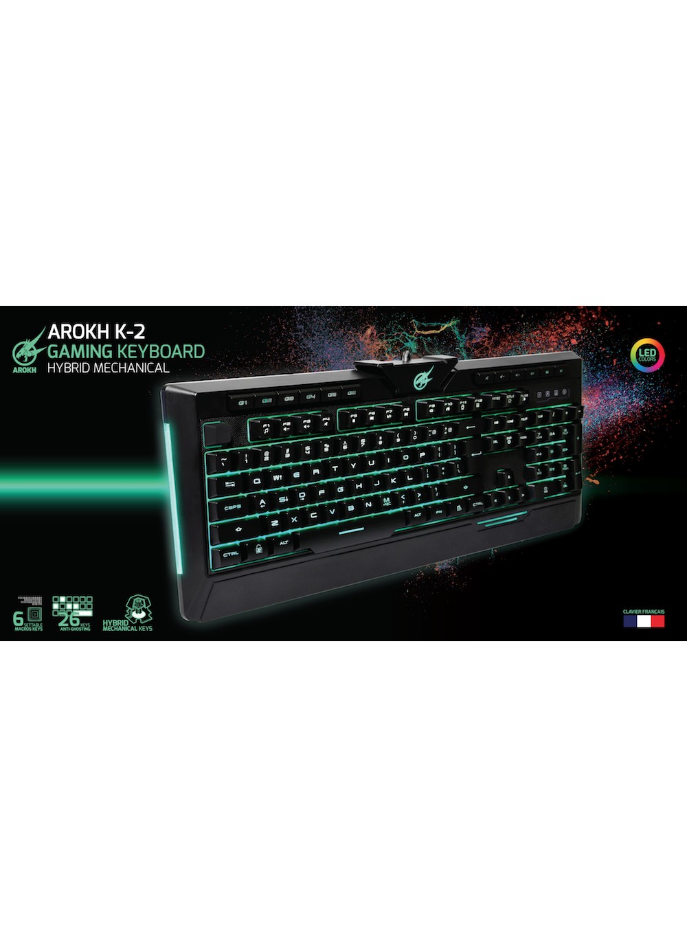 Clavier de jeu Port Designs AROKH K-2 (901500) prix Maroc