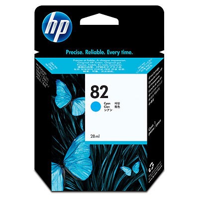 HP 82 Cyan - Cartouche d'encre HP d'origine (CH566A) prix Maroc