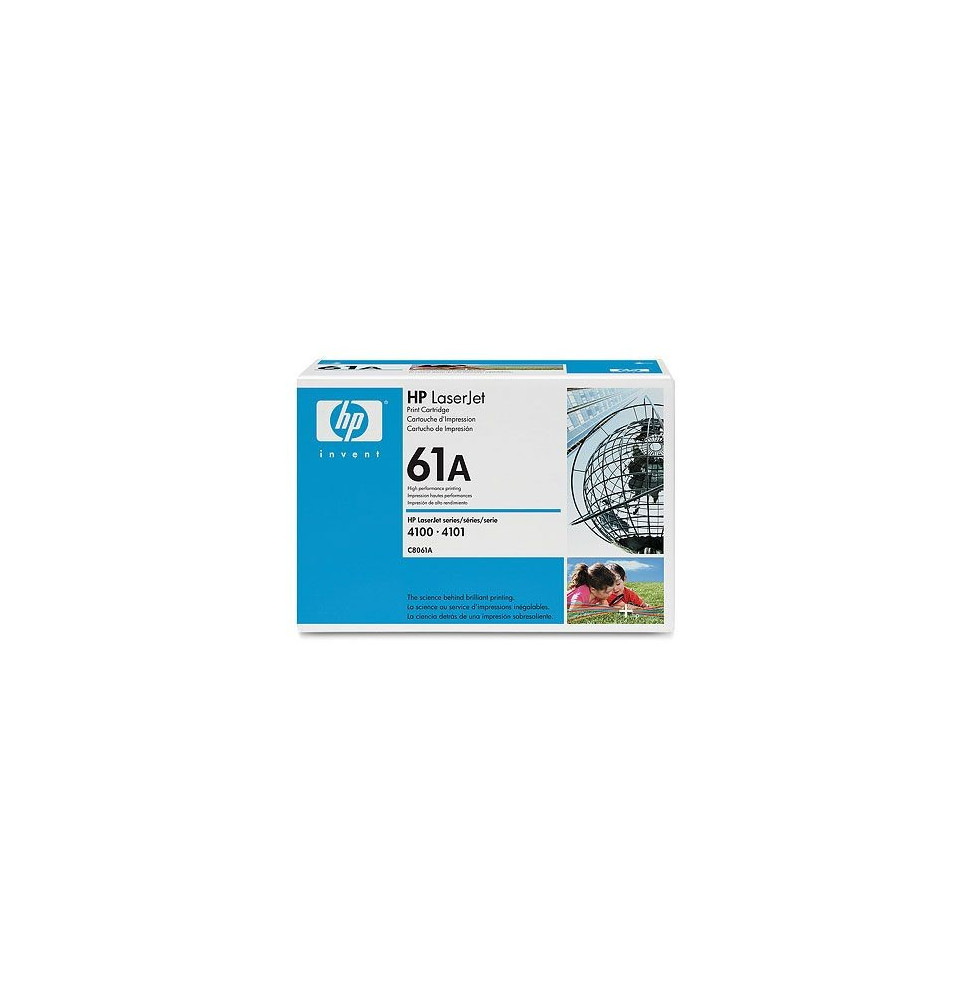 Cartouche d'impression noire HP LaserJet 61A (C8061A) prix Maroc