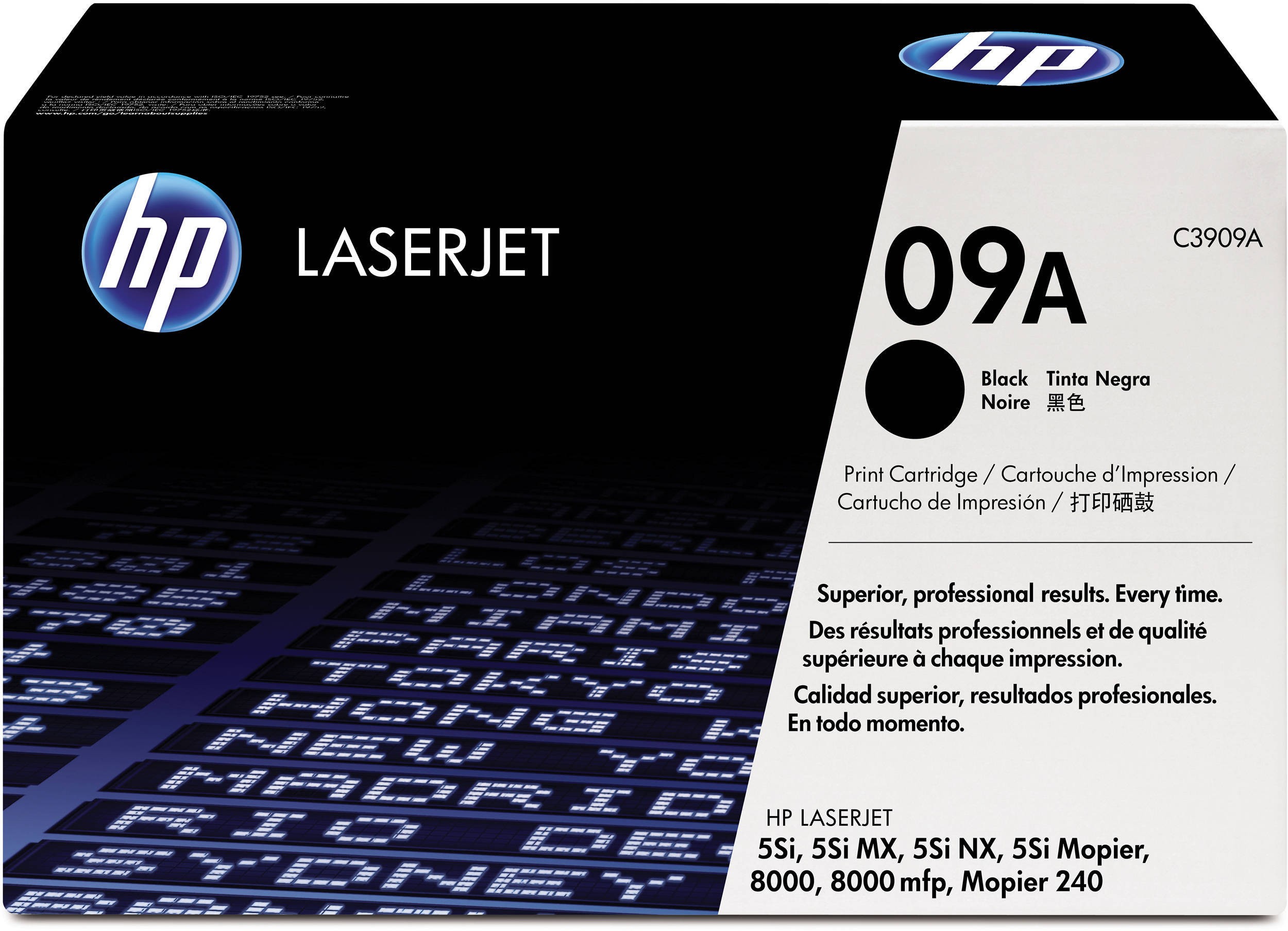 HP 09A Noir (C3909A) - Toner HP LaserJet d'origine prix Maroc