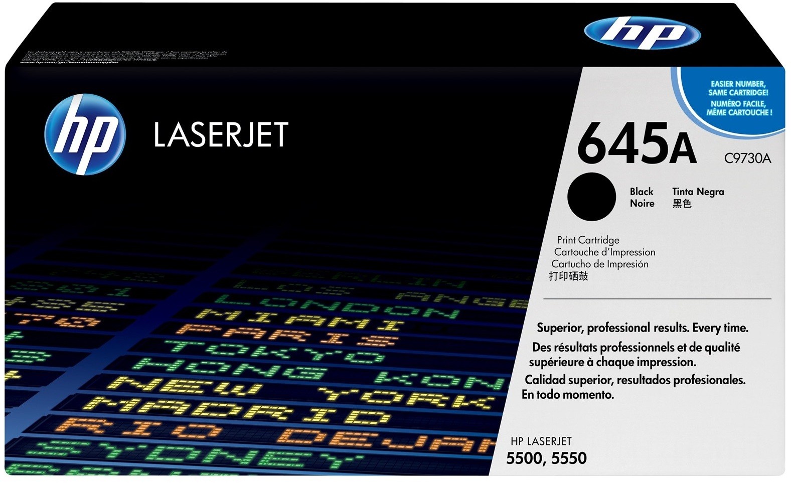 HP 645A Noir (C9730A) - Toner HP LaserJet d'origine prix Maroc