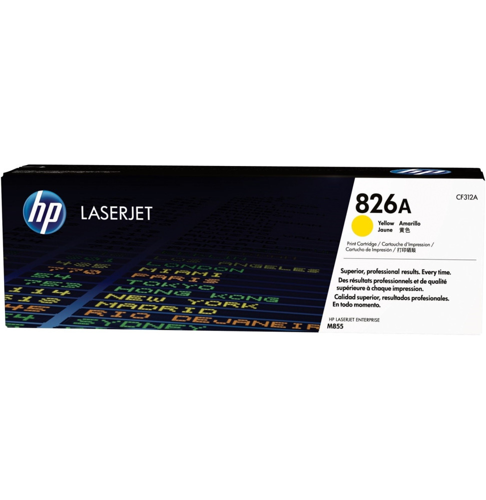 HP 826A Jaune (CF312A) - Toner HP LaserJet d'origine prix Maroc