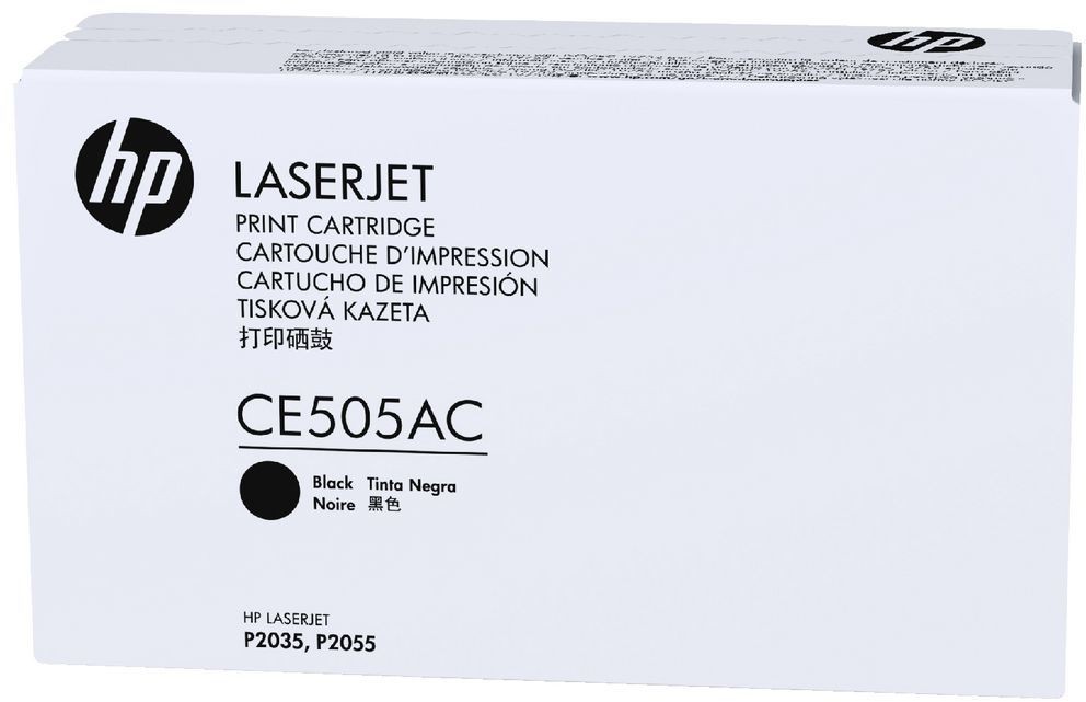 HP CE505AC Noir - Toner HP LaserJet d'origine prix Maroc