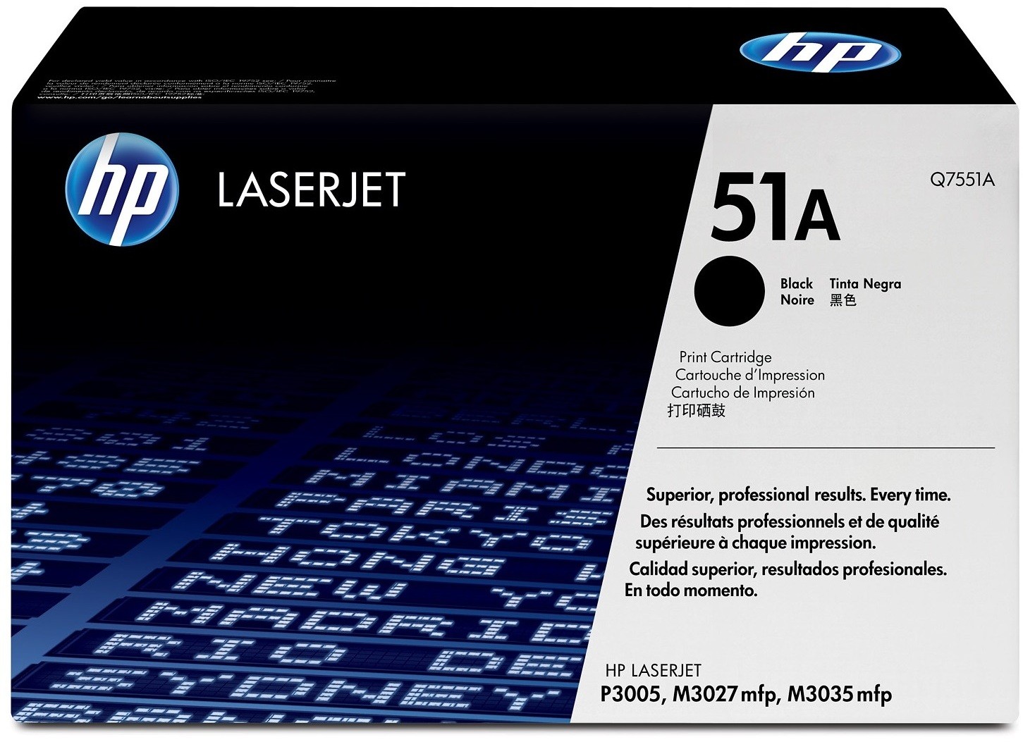 HP 51A Noir (Q7551A) - Toner HP LaserJet d'origine prix Maroc
