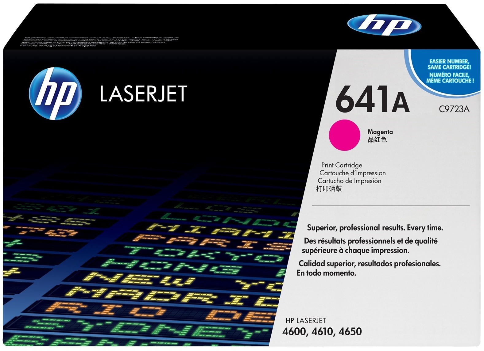 HP 641A Magenta (C9723A) - Toner HP LaserJet d'origine prix Maroc