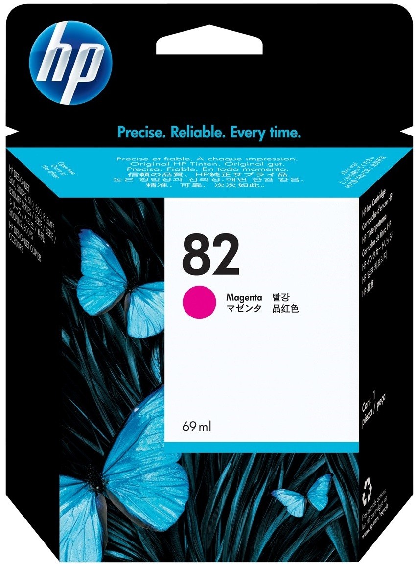 HP 82 Magenta - Cartouche d'encre HP d'origine (C4912A) prix Maroc