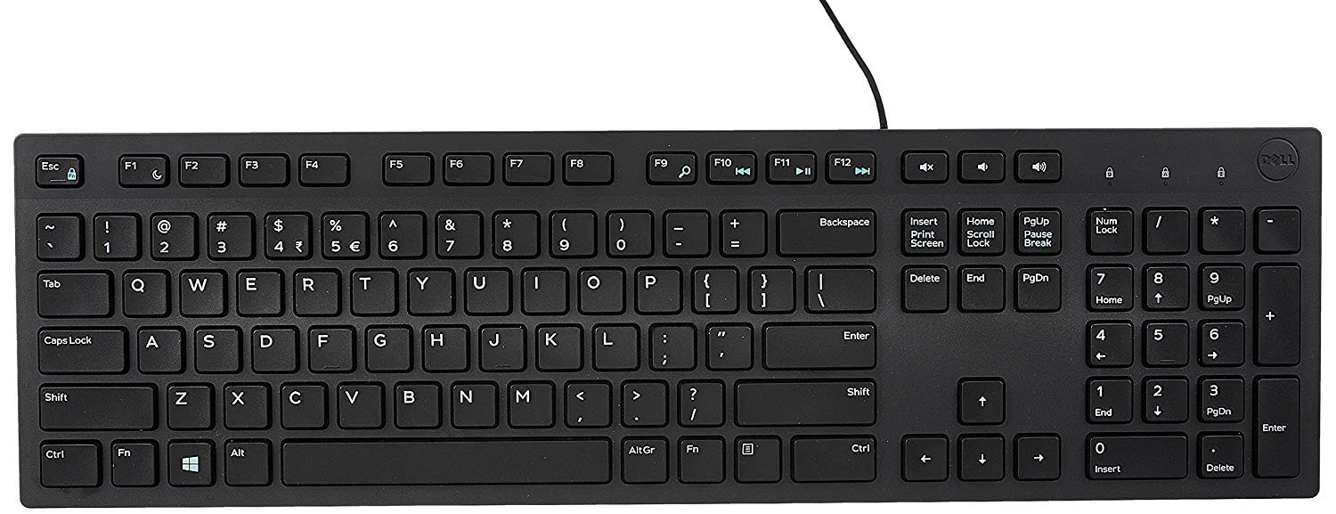 Clavier multimédia Dell KB216 - AZERTY- Noir (580-ADGU-1) prix Maroc