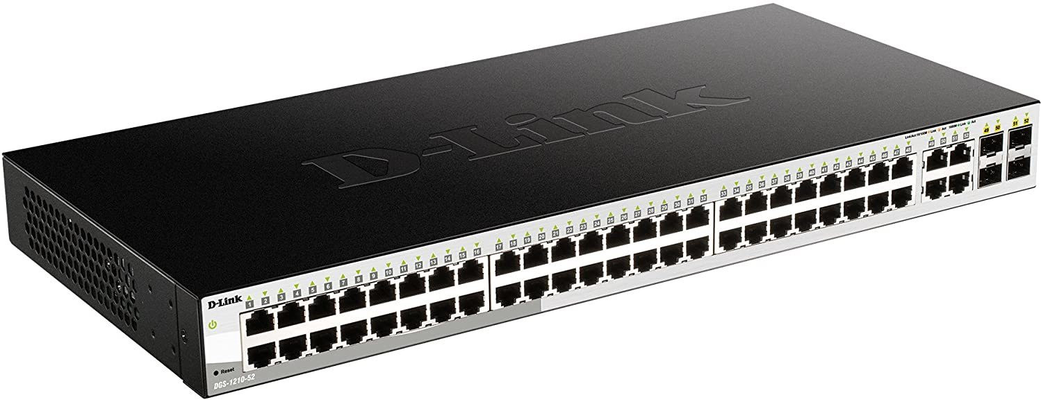 Smart switch D-Link 48 ports Gigabit cuivre + 4 ports Combo SFP (DGS ...