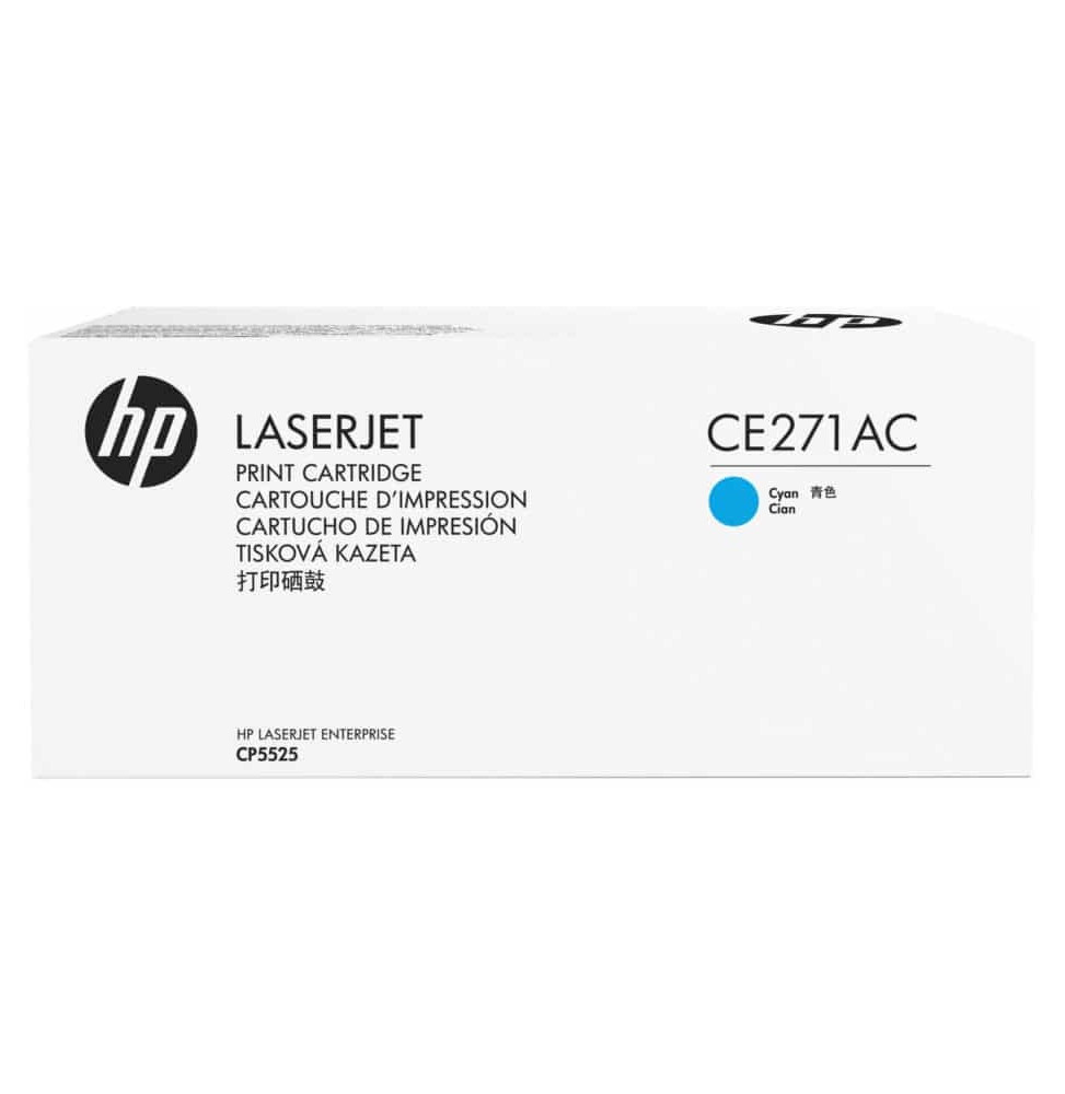 HP 650A Cyan (CE271AC) - Toner HP LaserJet d'origine prix Maroc