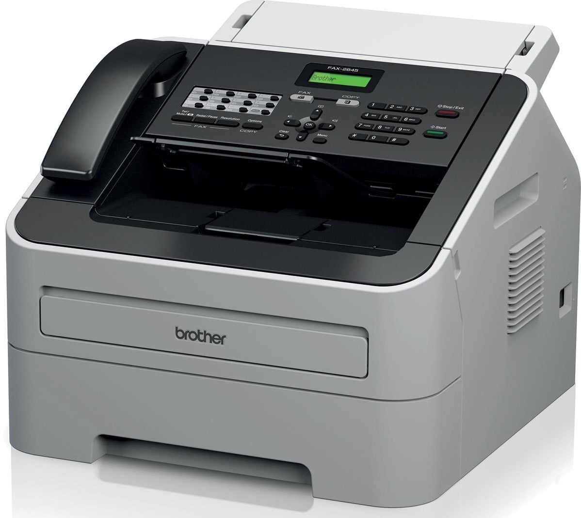 Brother FAX-2845 : Télécopieur laser monochrome avec combiné ...