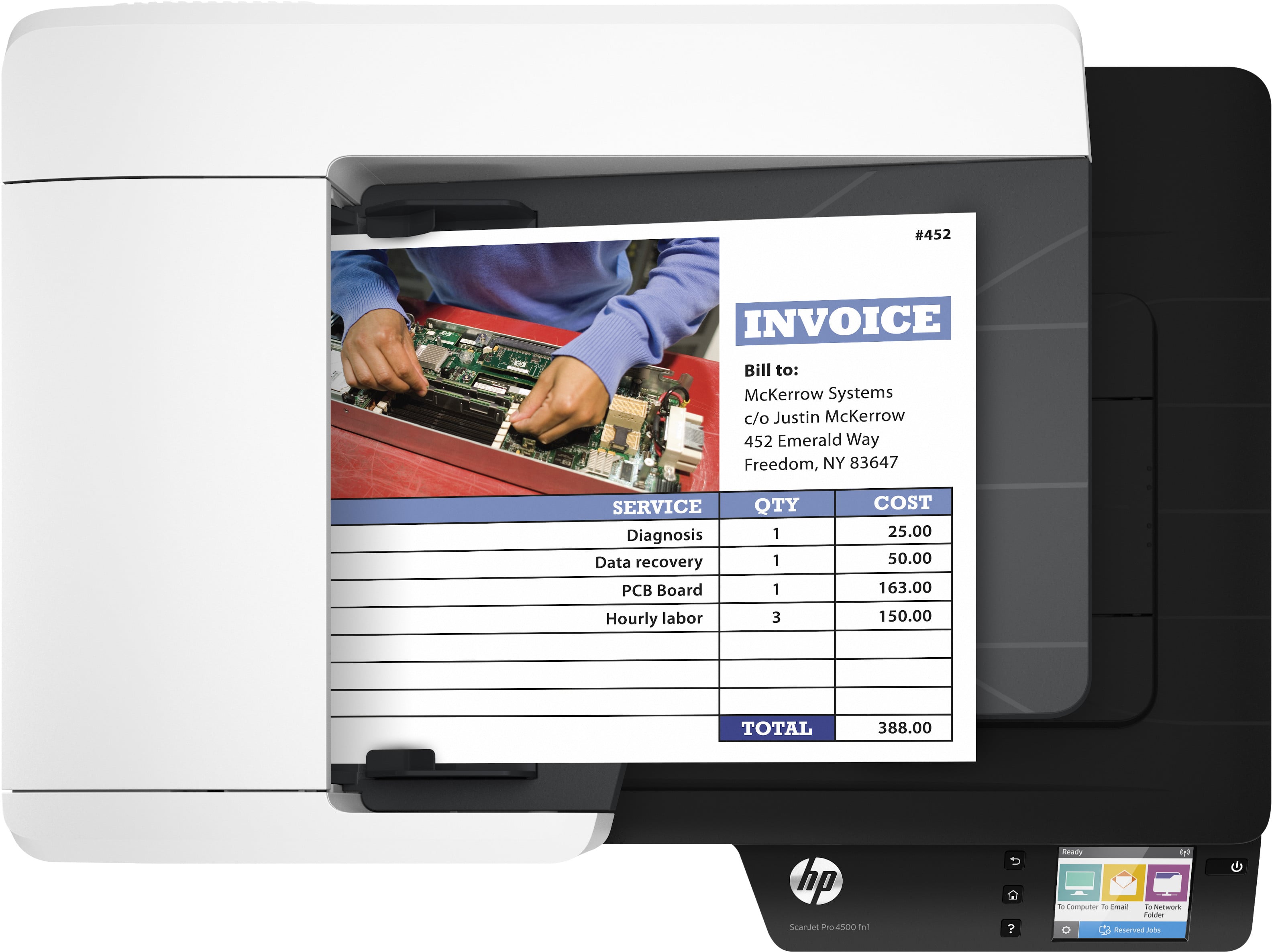 Scanner HP ScanJet Pro 4500 fn1 (L2749A) prix Maroc