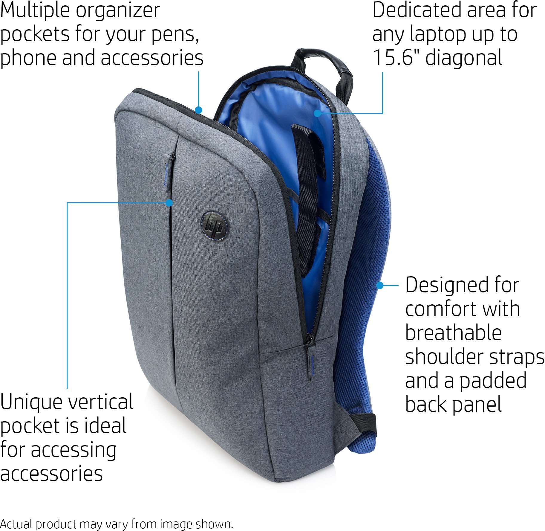 Sac à dos économique HP 15,6" (K0B39AA) prix Maroc