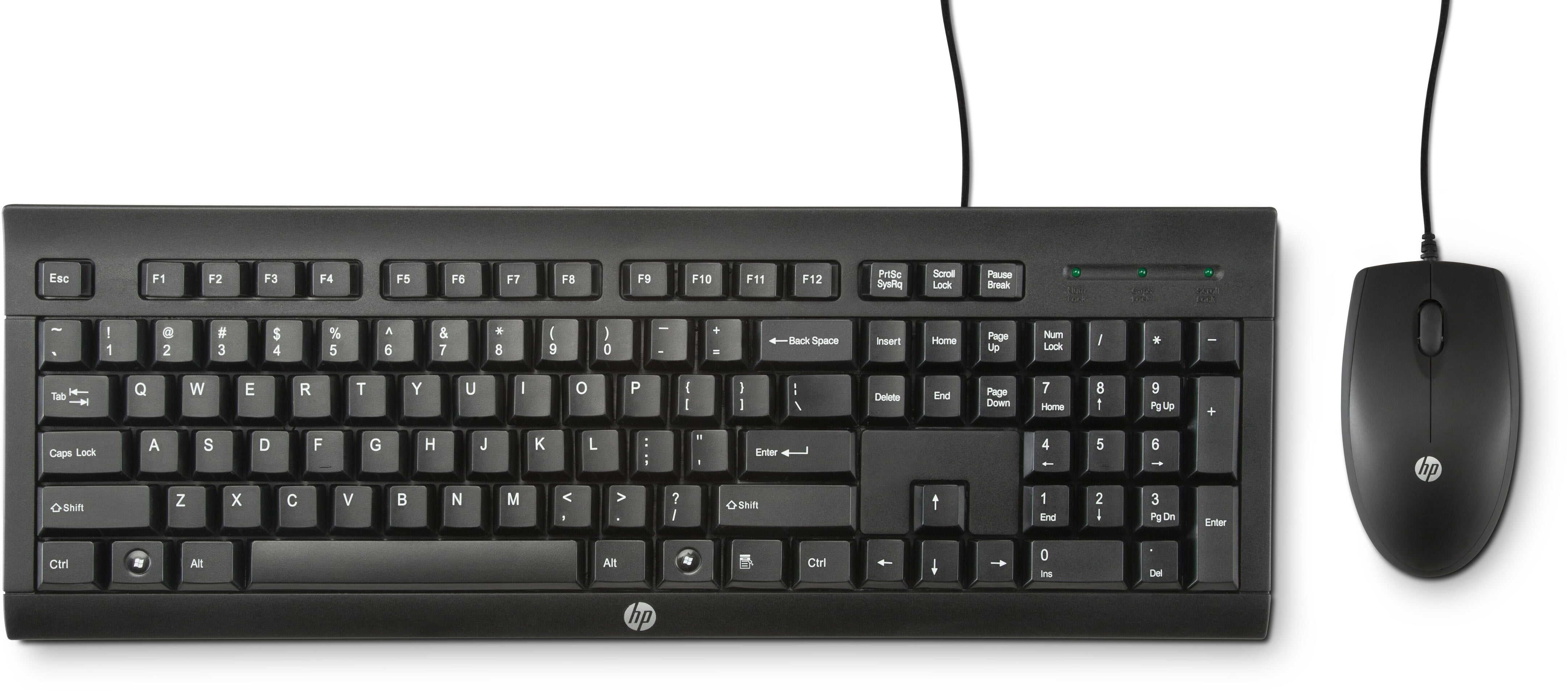 Clavier et souris Filaire USB HP C2500 (AZERTY Français) prix Maroc