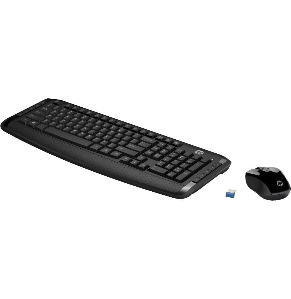 Ensemble clavier et souris sans fil HP 235 AZERTY (1Y4D0AA) prix Maroc