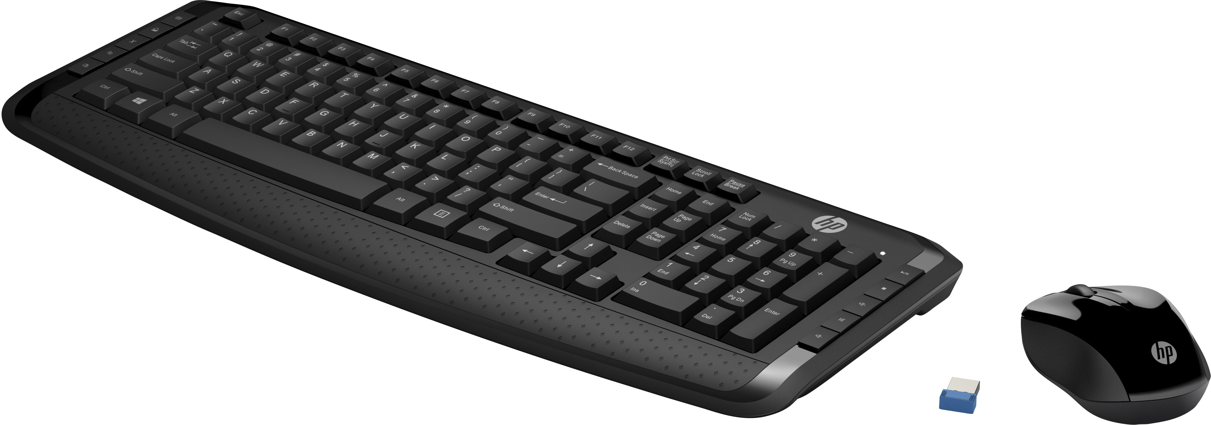 Clavier et souris sans fil HP 300 (AZERTY) (3ML04AA) prix Maroc