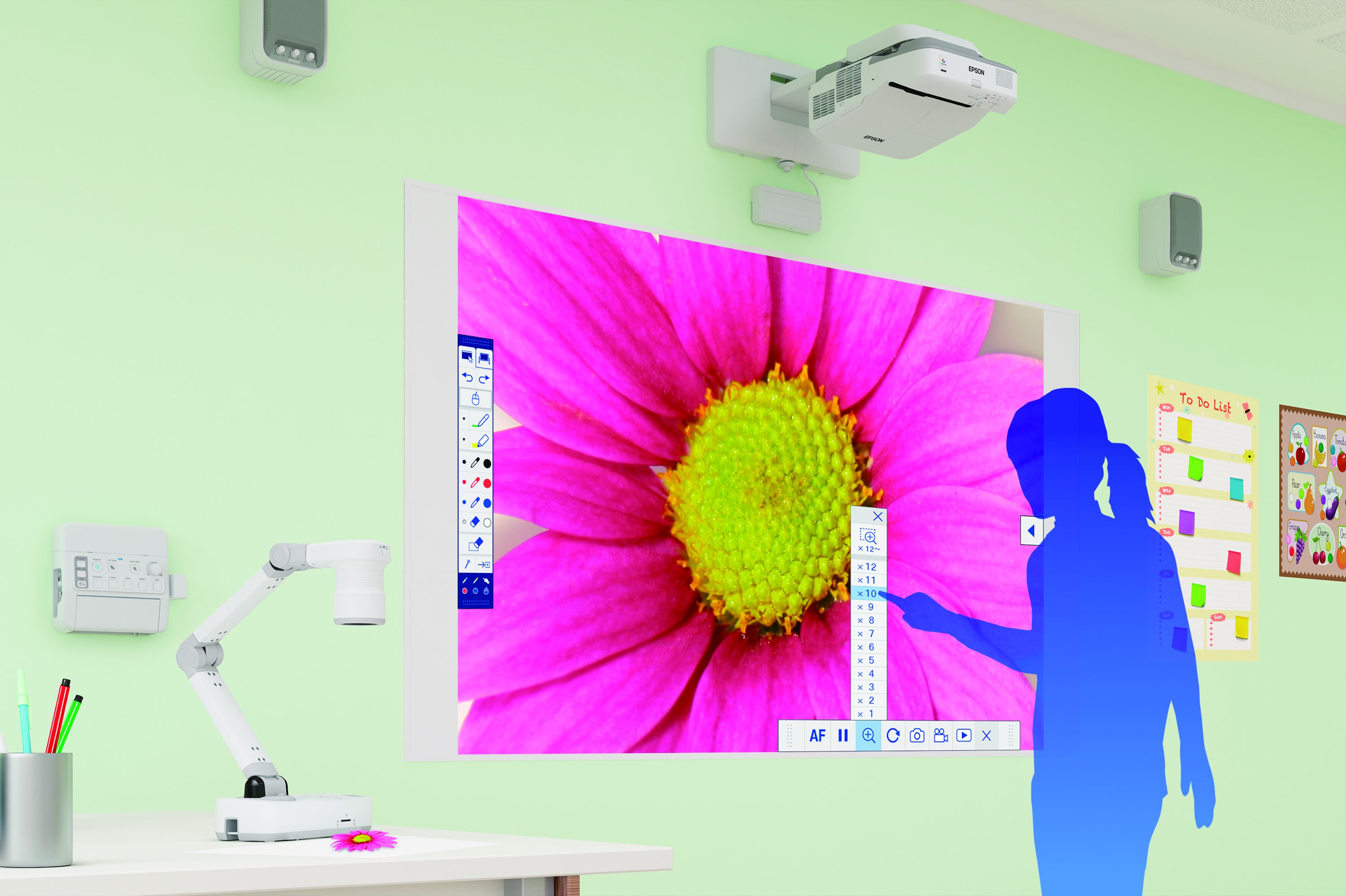 Epson EB-695Wi Projecteur tactile interactif WXGA ( 1280 x 800 ...