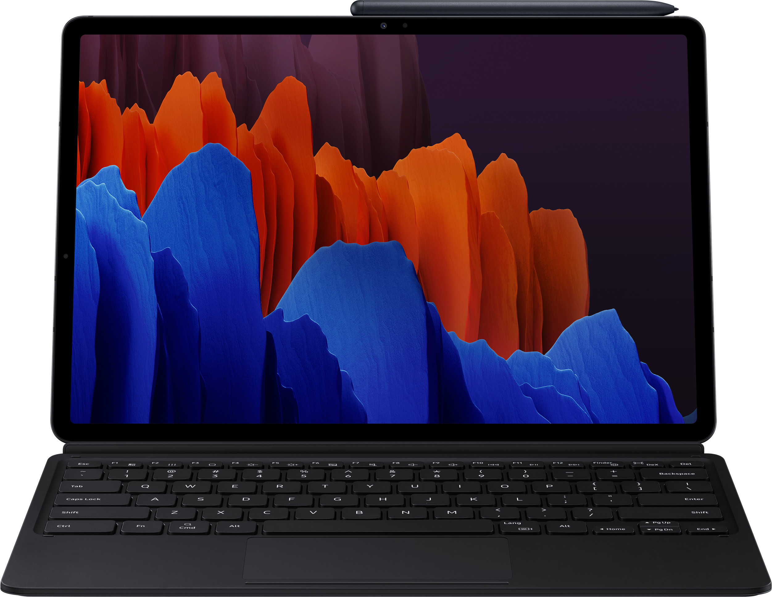 Clavier Samsung Book Cover Keyboard pour Galaxy Tab S7+ (EF-DT970BBFGBE ...