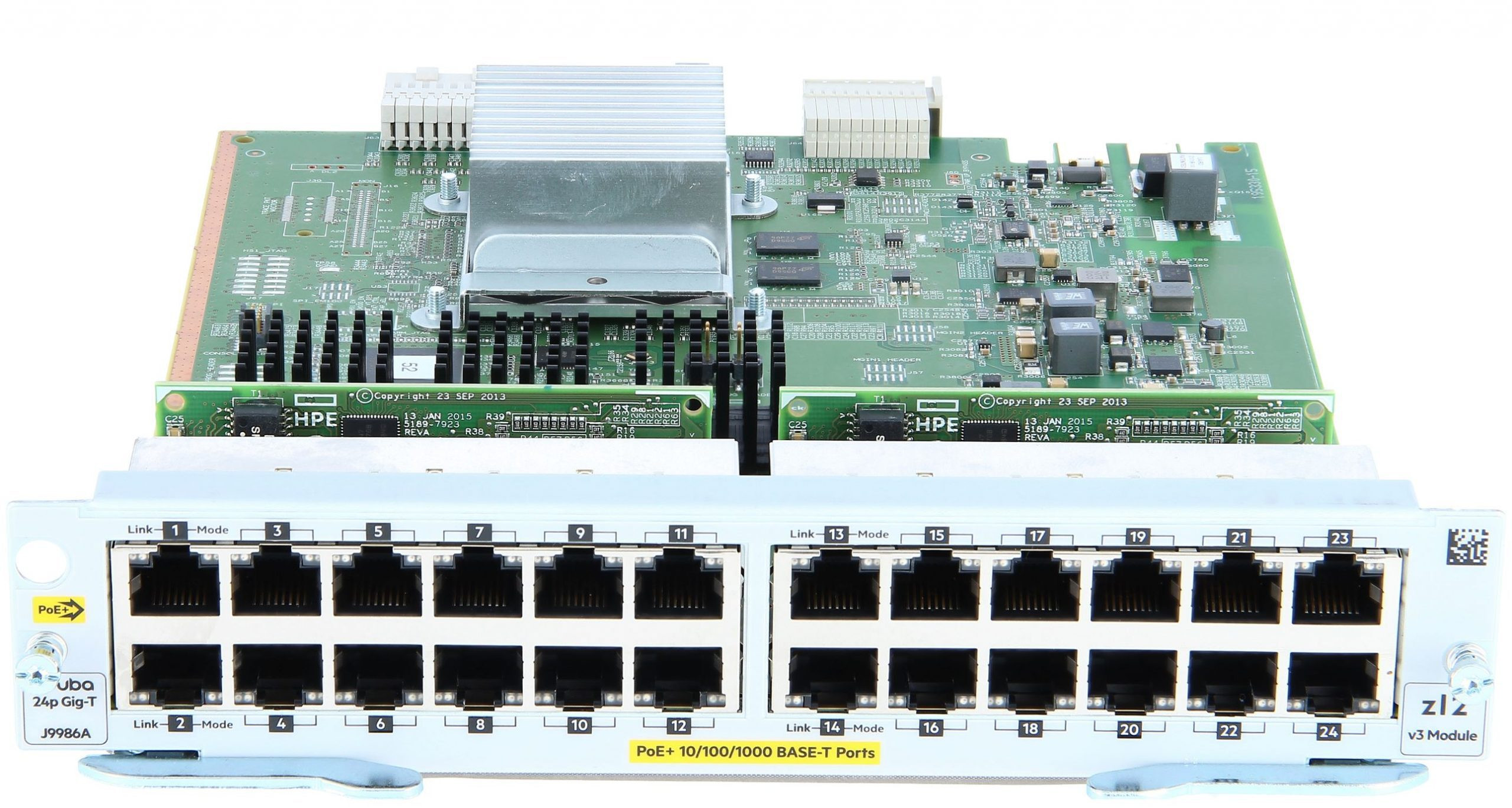 Module Aruba 24 ports 10/100/1000BASE-T PoE+ (J9986A) prix Maroc