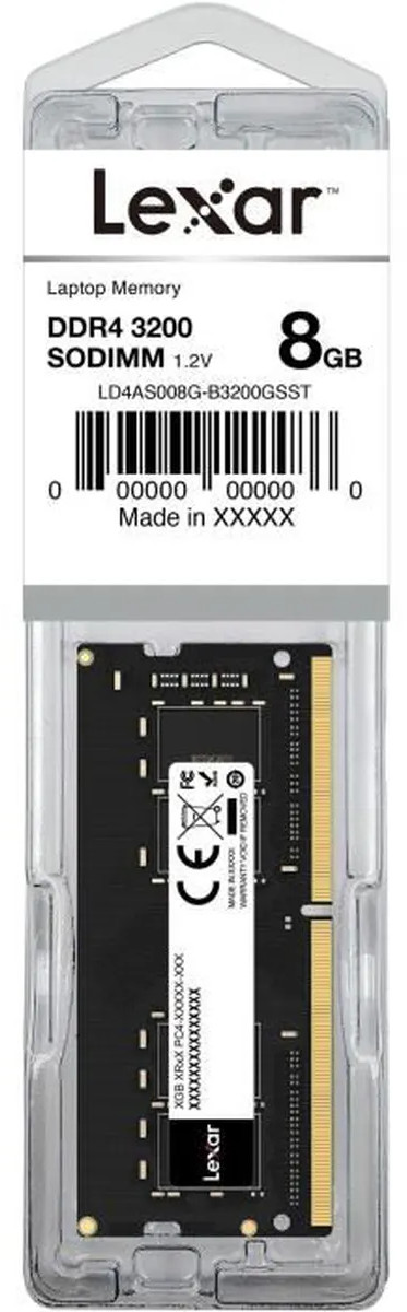 Barrette mémoire Lexar SO-DIMM 8GB DDR4 3200 MHz - Pc portable ...