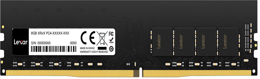Barrette mémoire Lexar DIMM 8GB DDR4 2666 MHz - Pc Bureau (LD4AU008G ...