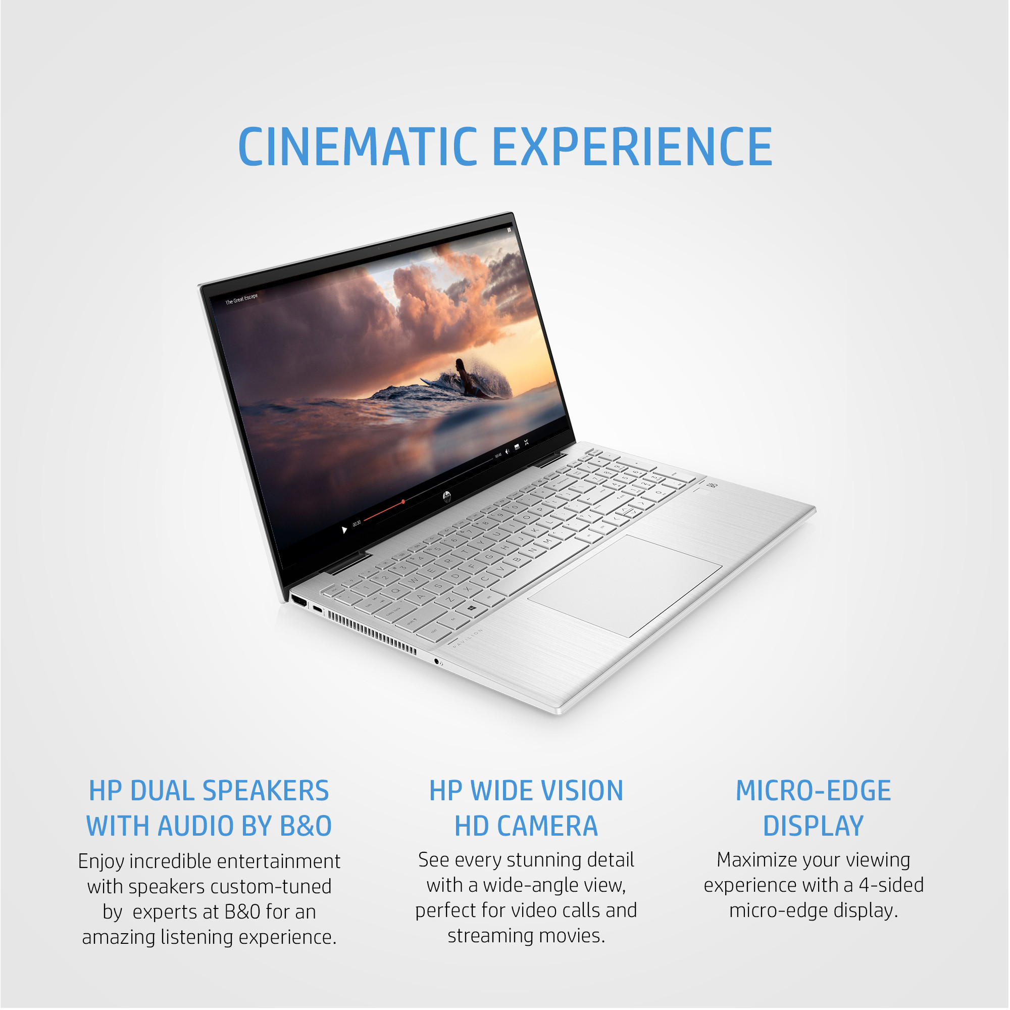 Ordinateur portable Convertible HP Pavilion x360 15-er1000nk (6L9K7EA ...