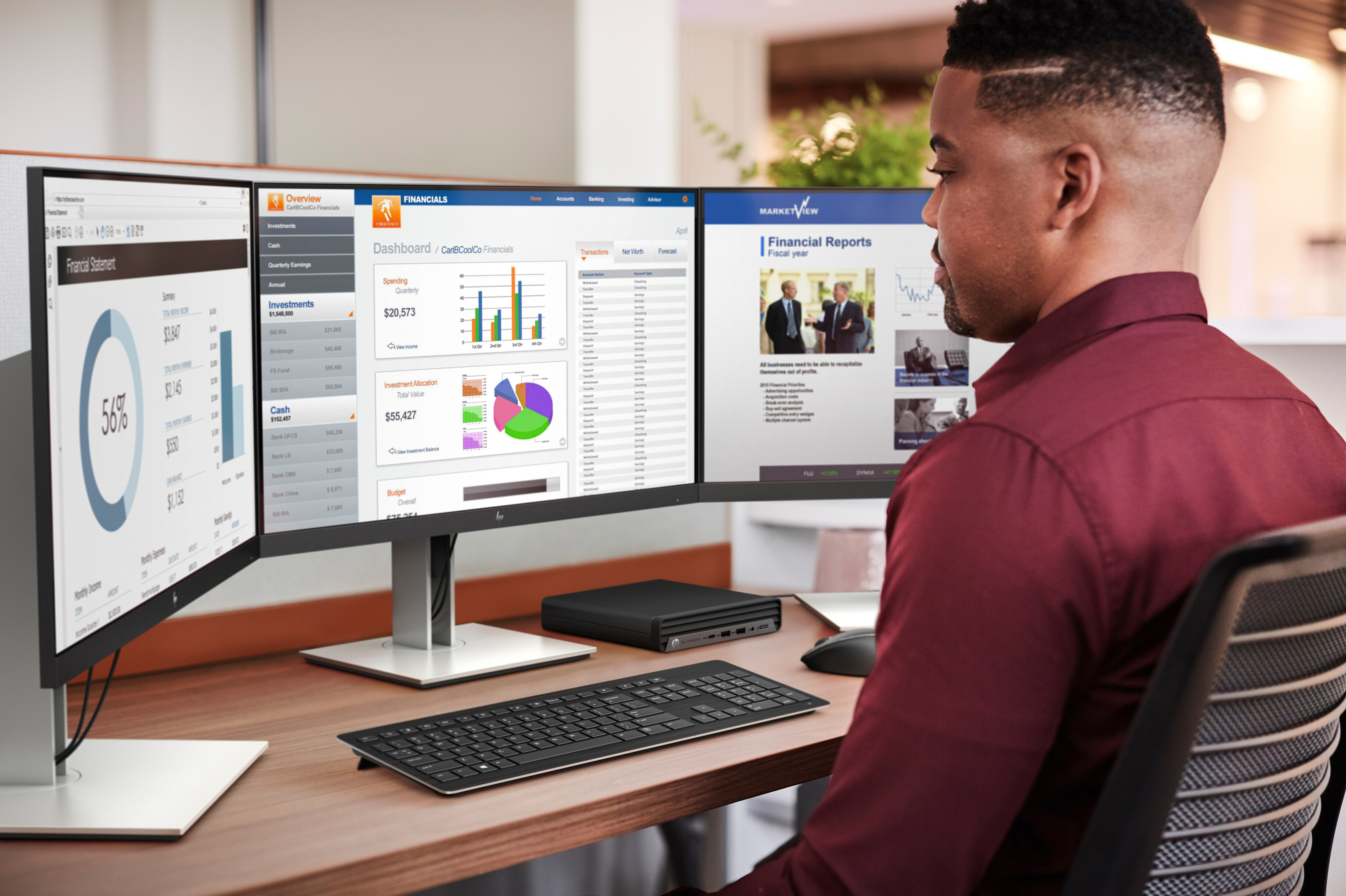 Écran 23,8" Full HD HP E24 G4 (9VF99AA) prix Maroc