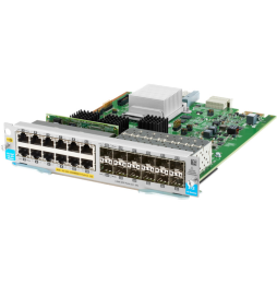 Module Aruba 12 ports 10/100/1000BASE-T PoE+ / 12 ports 1GbE SFP MACsec ...