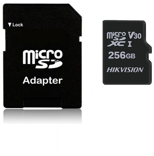 Carte mémoire micro Sd Hikvision 256GB CLASS 10 V30 (HS-TF-C1-256G) prix Maroc