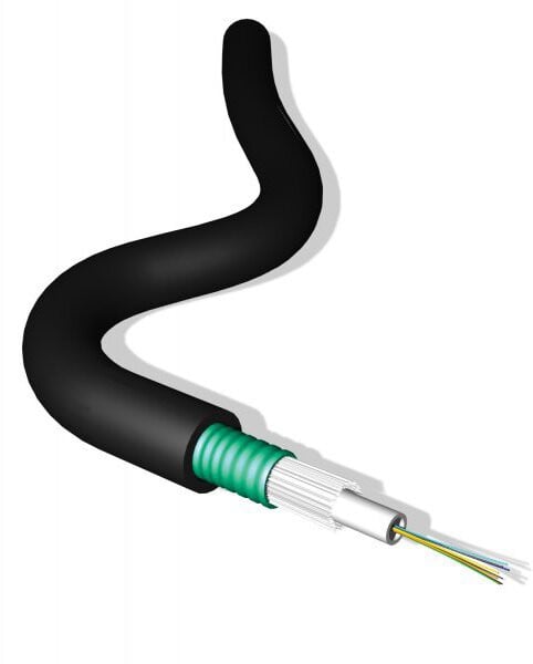 Leviton ST Armored Unitube - Universal LSHF/LSZH - OM3 / 6 Fiber ...