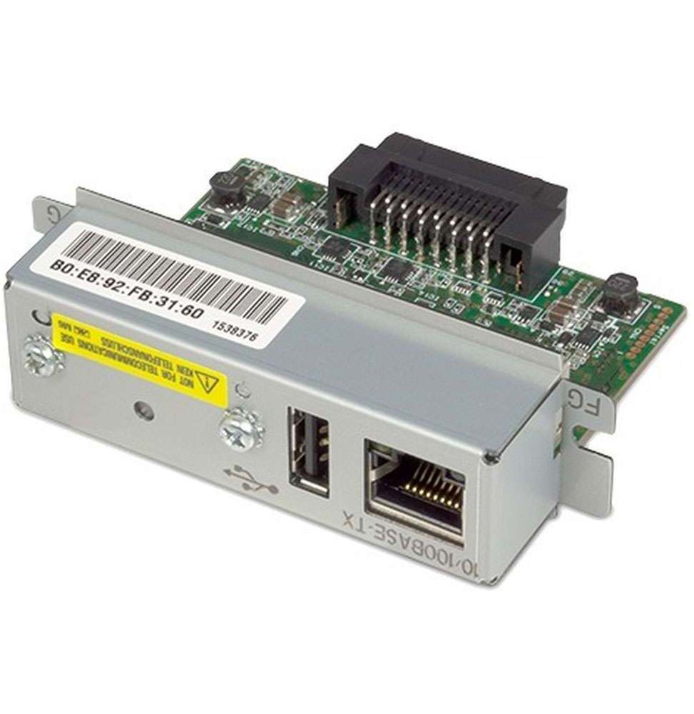 Epson UB-E04: 10/100 BaseT Ethernet I/F Board (C32C881008) prix Maroc
