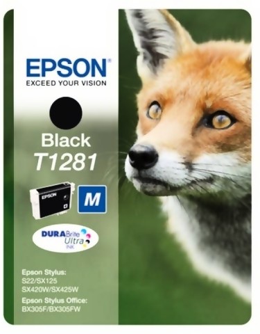 Cartouche d'encre Epson Noir T1281 Renard DURABrite Ultra Ink prix Maroc