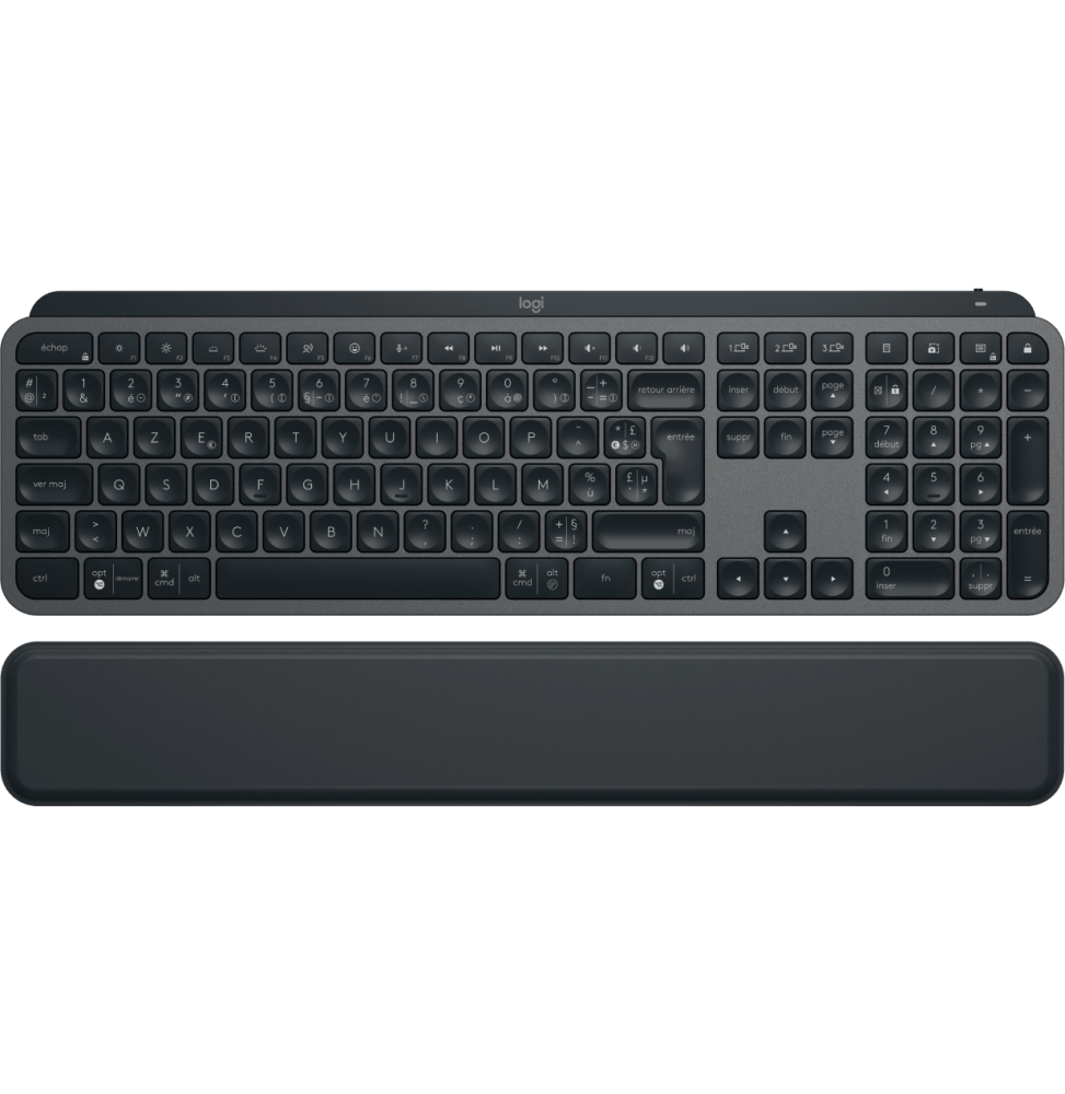 Clavier sans fil Logitech MX Keys Plus avec repose-poignets - AZERTY ...