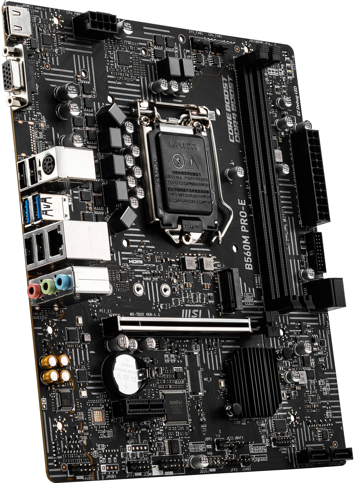 Carte Mère Intel MSI MS-7D22\B560M PRO-E (911-7D22-074) prix Maroc