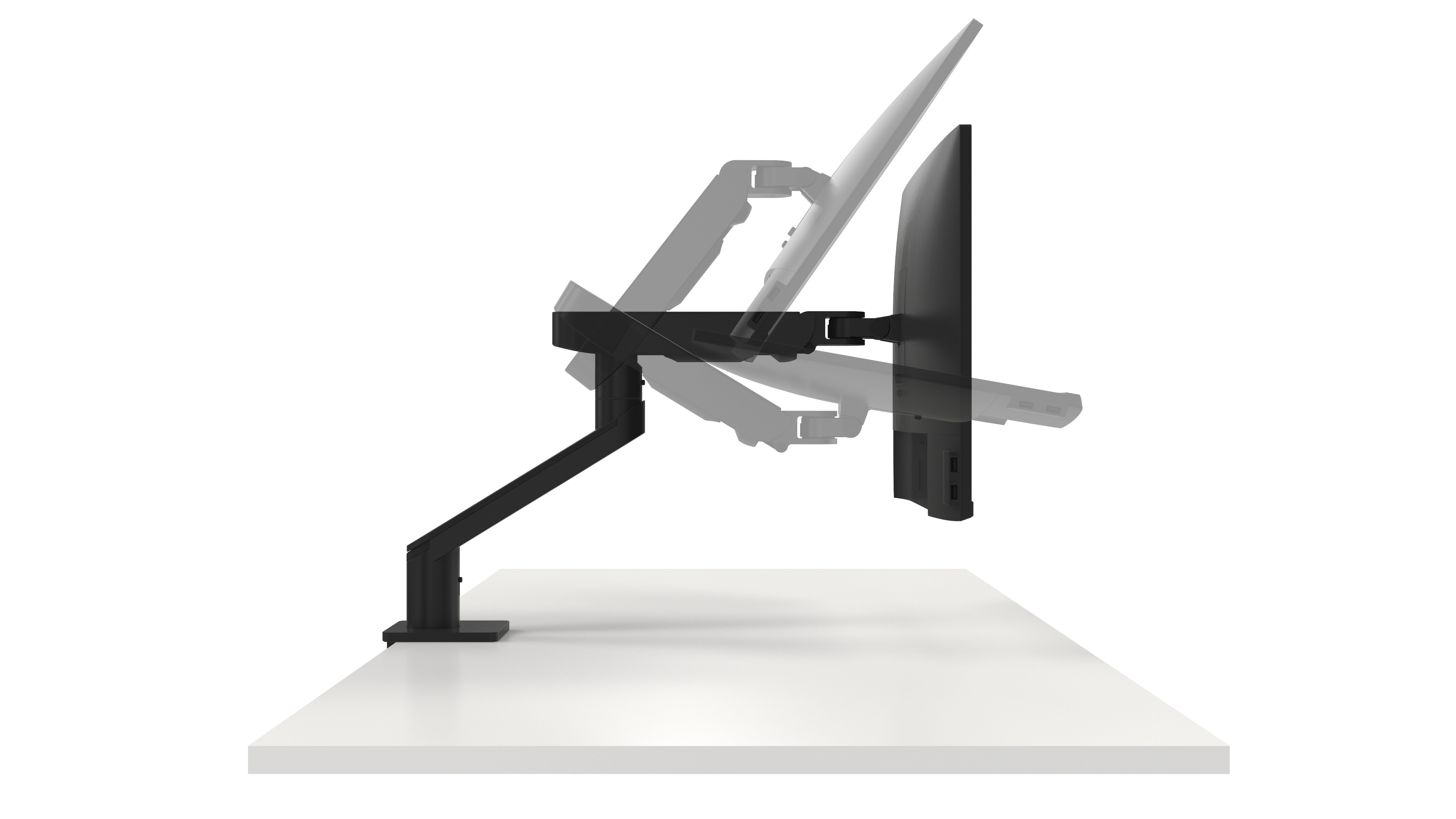 DELL Single Monitor Arm - MSA20 19 - 38", 2.2 - 10 kg, VESA 100 x 100 ...