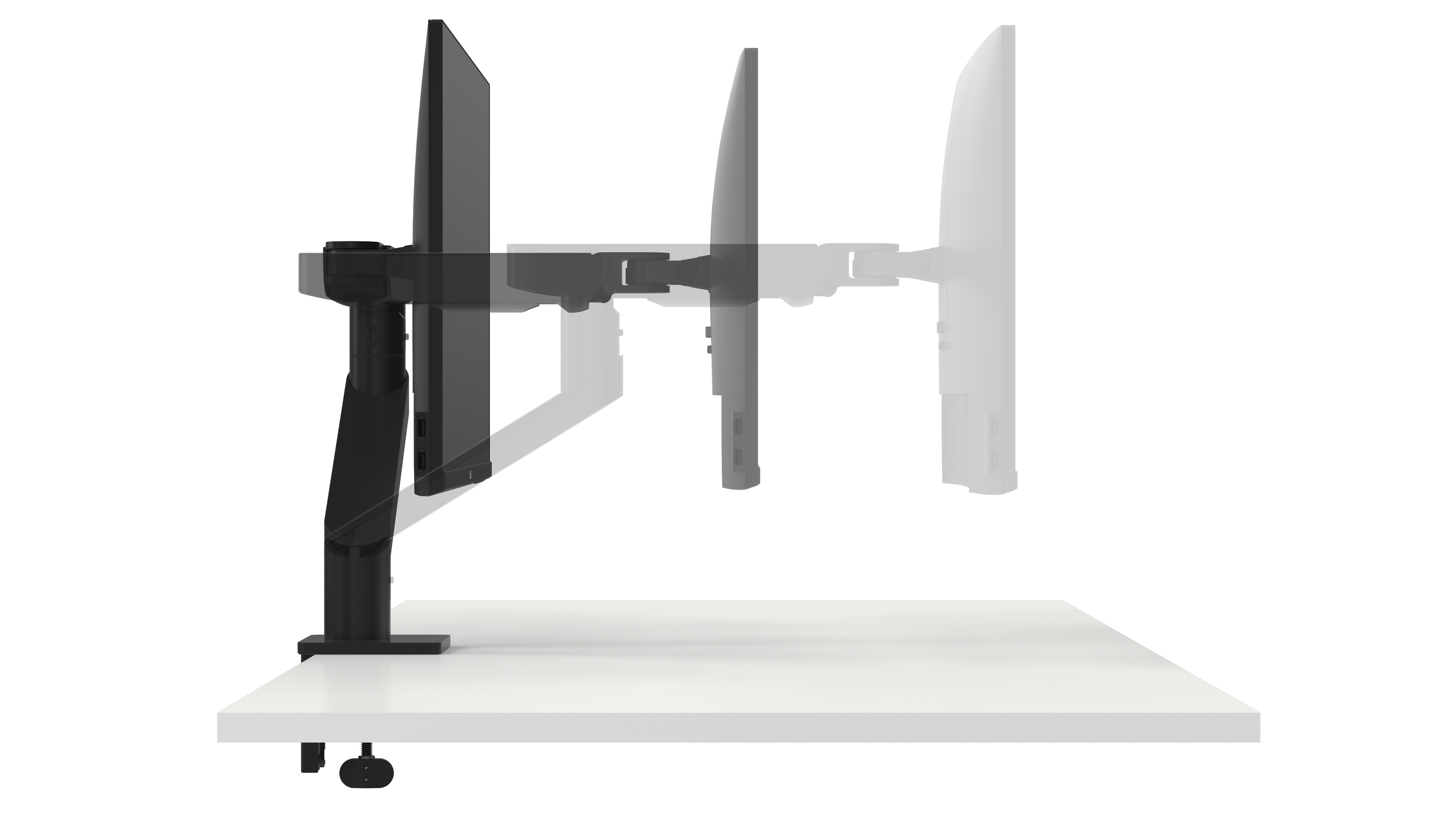 DELL Single Monitor Arm - MSA20 19 - 38", 2.2 - 10 kg, VESA 100 x 100 ...