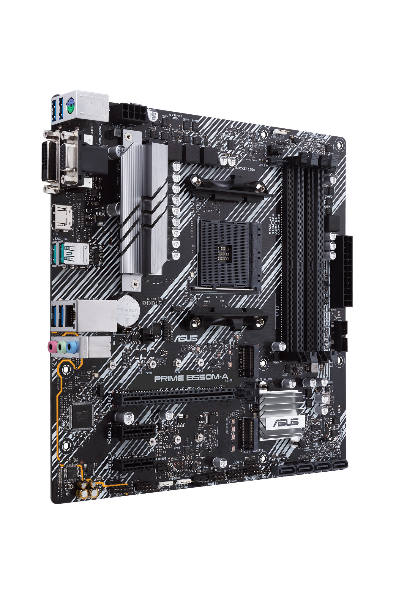 ASUS Prime B550M-A/CSM AMD B550 Emplacement AM4 micro ATX (90MB14I0 ...